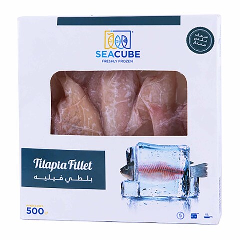 Buy Sea Cube Tilapia Fillet - 500 Gram Online | Carrefour Egypt