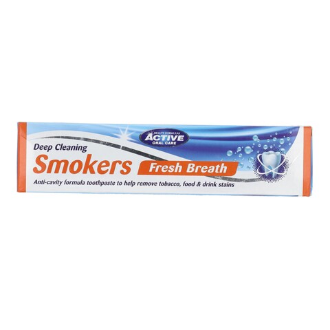 Buy Active Oral Care Smokers Fresh Breath Toothpaste 100ml Online ...