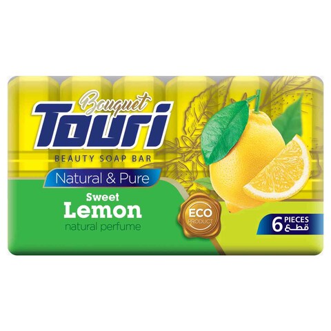 Touri Soap Bouquet Lemon 60 Gram 6 Pieces Online | Carrefour Jordan