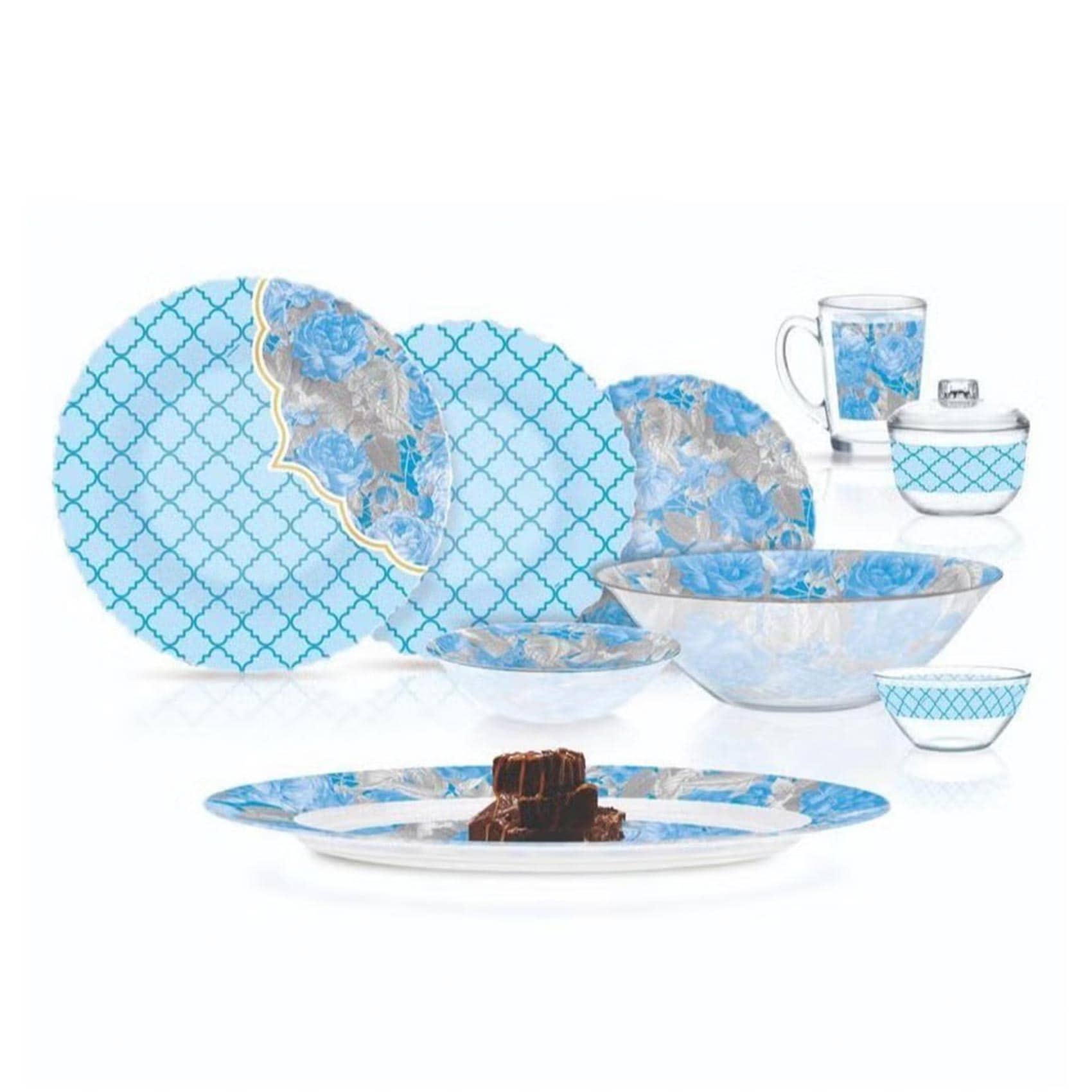 Buy Luminarc Arcopyrex Dinner Set- 40 Pieces Online | Carrefour Egypt