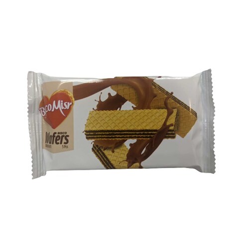 Buy Bisco Misr Wafer With Chocolate - 5 Pieces Online | Carrefour Egypt