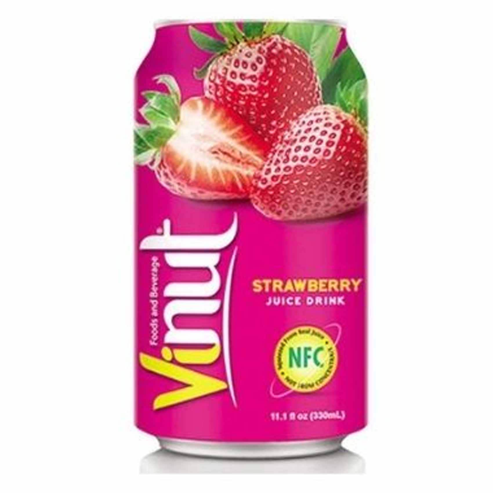 Buy Vinut 30 % Strawberry Can 330ML Online | Carrefour Lebanon