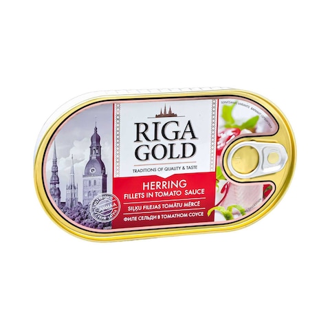 Riga Gold Herring Fillets In Tomato Sauce 190g price in UAE | Carrefour ...