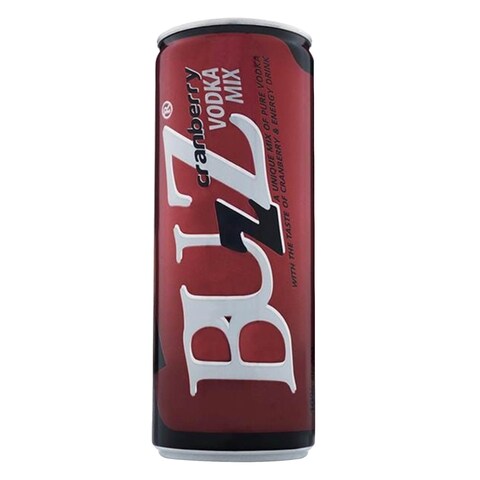 Buy Buzz Cranberry Mix Vodka Drink 250ml Online | Carrefour Lebanon