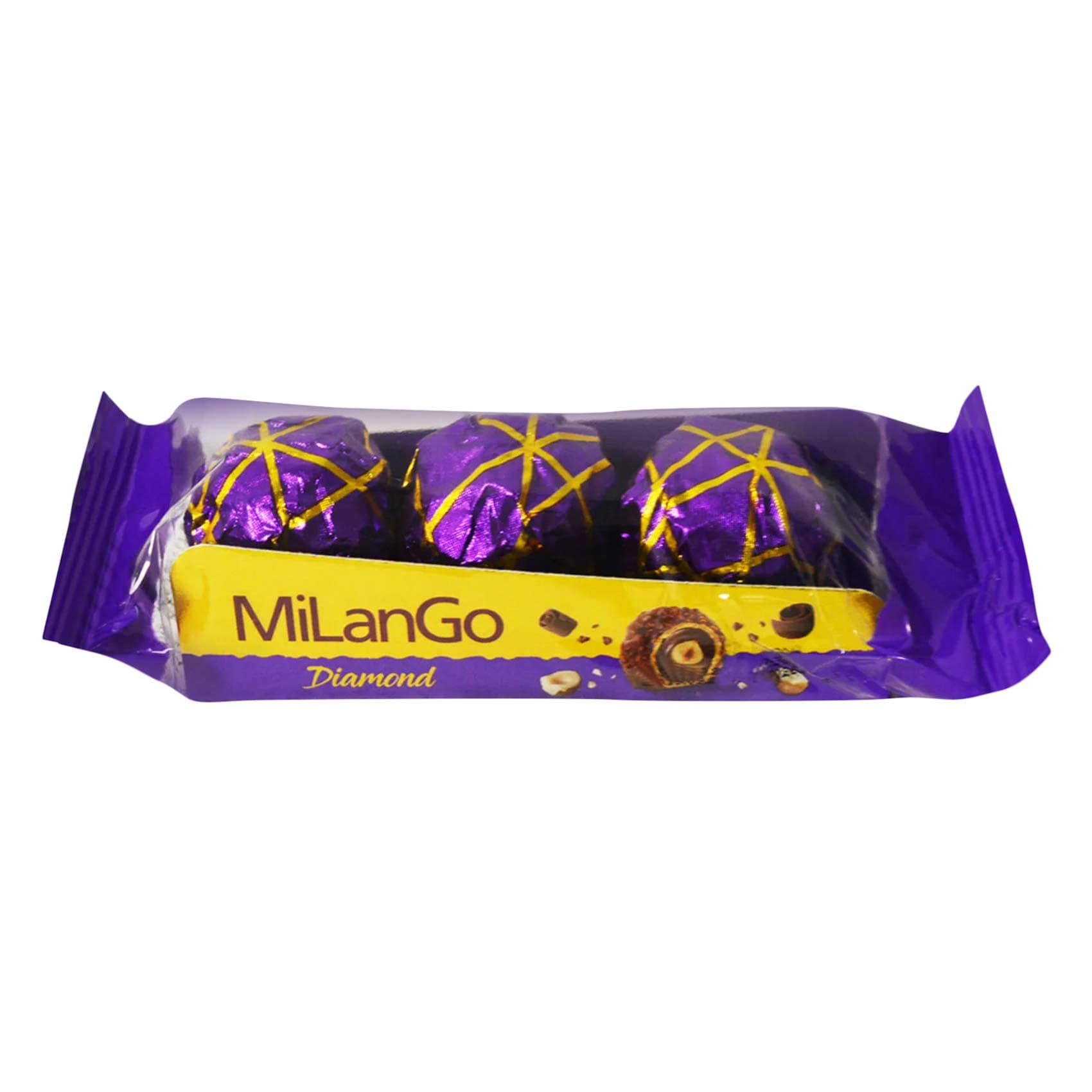 Buy Milango Diamond Hazelnut Milk Choco Wafer 38g Online | Carrefour Kenya