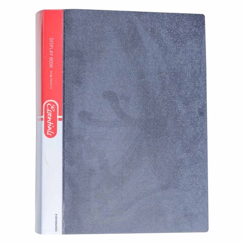 Buy ESS DISPLAY BOOK A4 80POCKT BLACK Online | Carrefour Kenya