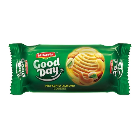 Buy Britannia Good Day Pista-Almond Cookies 90g Online | Carrefour KSA