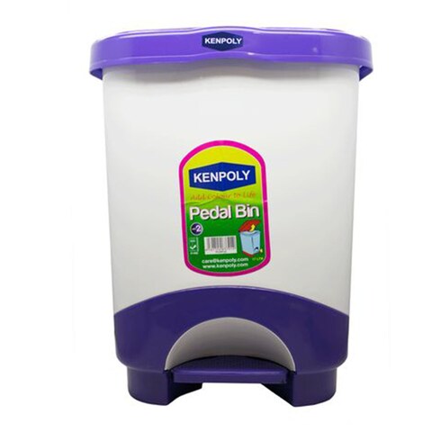 Buy KENPOLY PEDAL BIN NO.2 PURPLE 17L Online | Carrefour Kenya