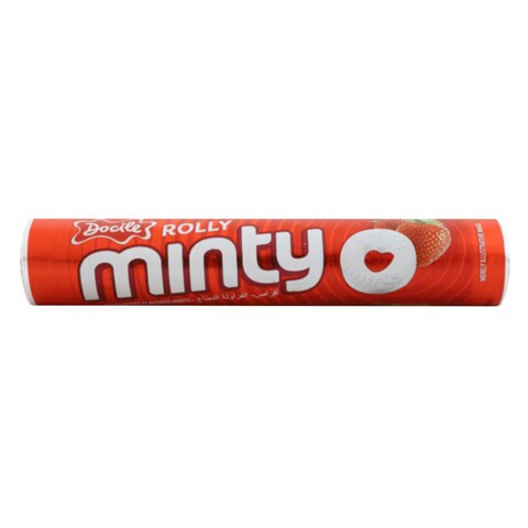 Buy Dolice Rolly Minty Strawberry Mint Candy 29g Online | Carrefour Kenya