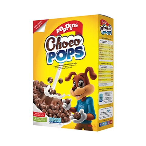 Poppins Cereal Choco Pops 600GR Online | Carrefour Lebanon