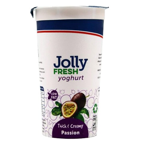Jolly Fresh Thick And Creamy Passion Yoghurt 250ml Online | Carrefour Kenya