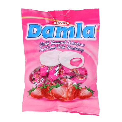 Buy Damla Soft Candy With Strawberry 90 gr Online | Carrefour Pakistan