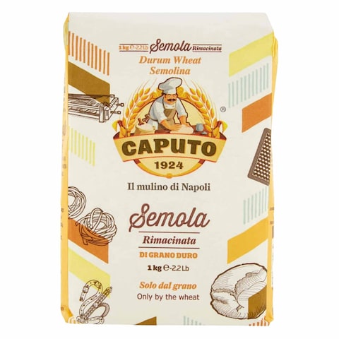 Caputo Semola Rimacinata Di Grano Duro Durum Wheat Semolina Flour 1kg ...