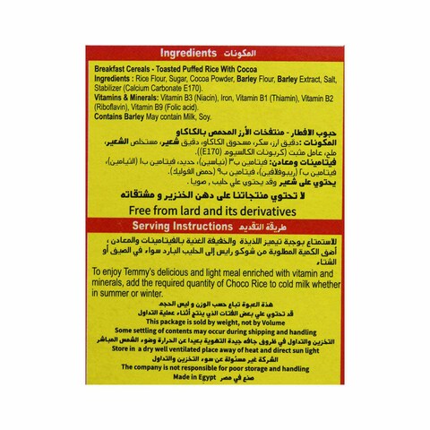 Buy Temmy's Choco Rice - 250gm Online | Carrefour Egypt