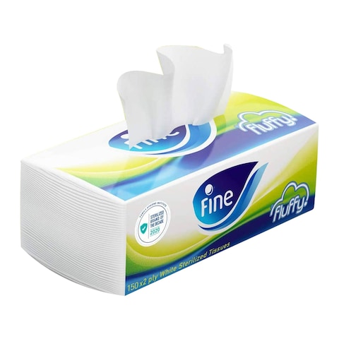 Buy fine fluffy tissue x 150 Online | Carrefour KSA
