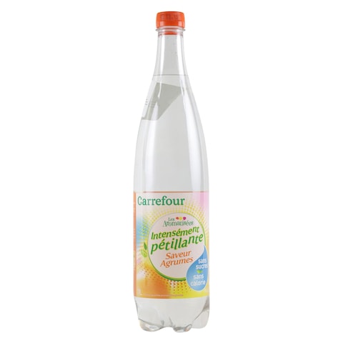 Buy Carrefour Citrus Flavoured Sparkling Water 1L Online | Carrefour KSA