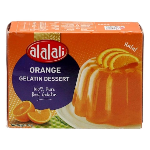 Buy Al Alali Orange Gelatin Mix 85g Online | Carrefour Kuwait