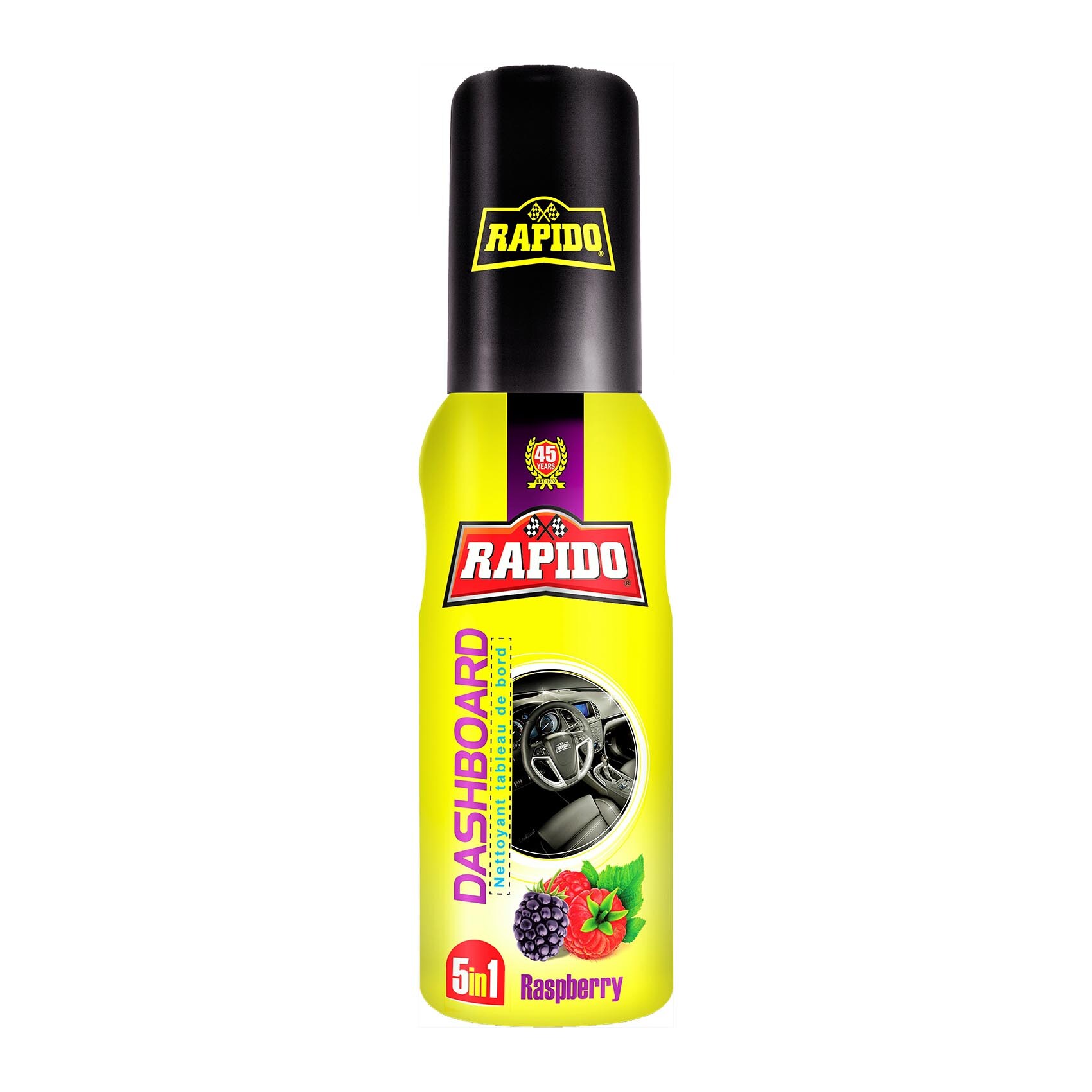 Buy Rapido Car Dashboard Cleaner - Raspberry Scent - 180ml Online ...