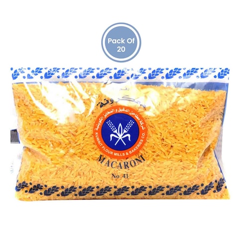 Kuwait Flour Mills No 41 Macaroni Pasta 500g x Pack Of 20 price in ...