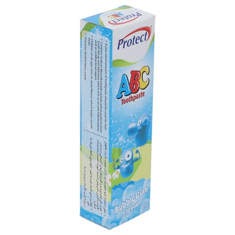 Buy Protect Abc Toothpaste Bubble Gum Flavor 60 gr Online | Carrefour ...