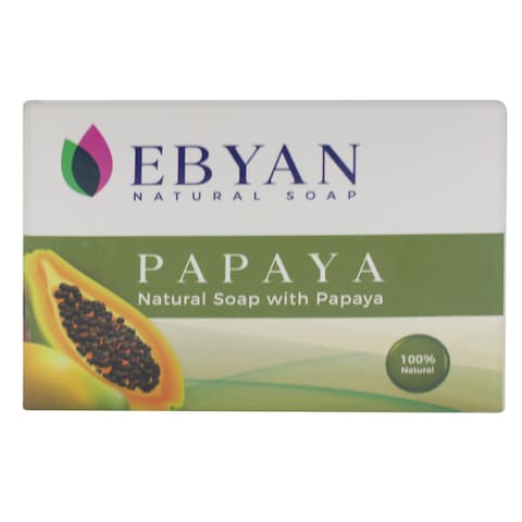 Buy Ebyan Naturals Papaya Bar Soap 100g Online | Carrefour Kenya