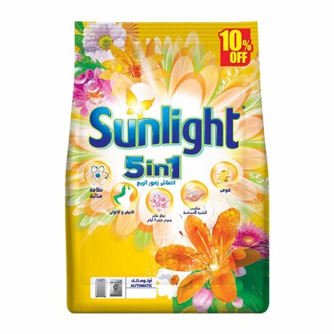 Buy Sunlight 5-in-1 Automatic Powde Detergent, Spring Flower Freshness ...