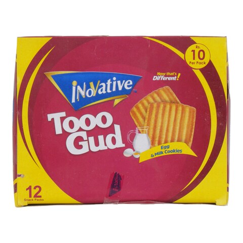 Buy Inovative Tooo Gud Egg & Milk Cookies 12 Snack Packs Online ...