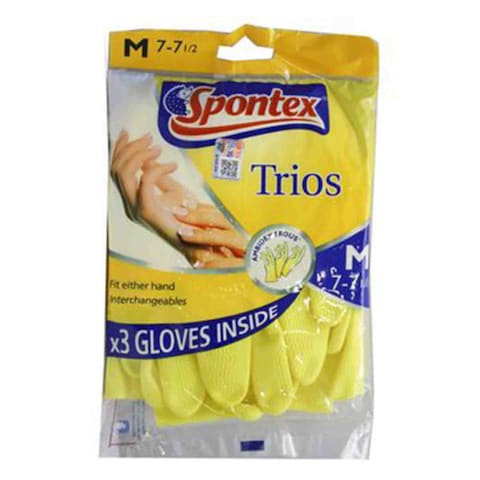 Buy Spontex Trios Medium Gloves Online | Carrefour Kenya