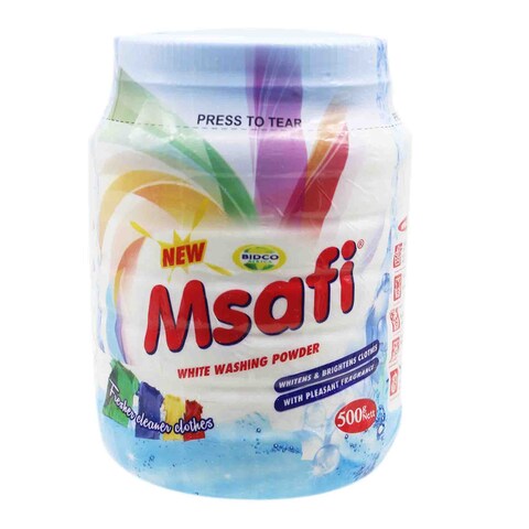 Buy MSAFI WHITE DETERGENT JAR 500G Online | Carrefour Kenya