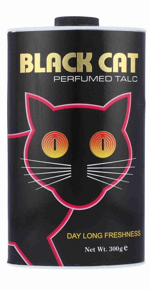 Buy Black Cat Perfumed Talc Day Long Freshness 300g Online | Carrefour ...