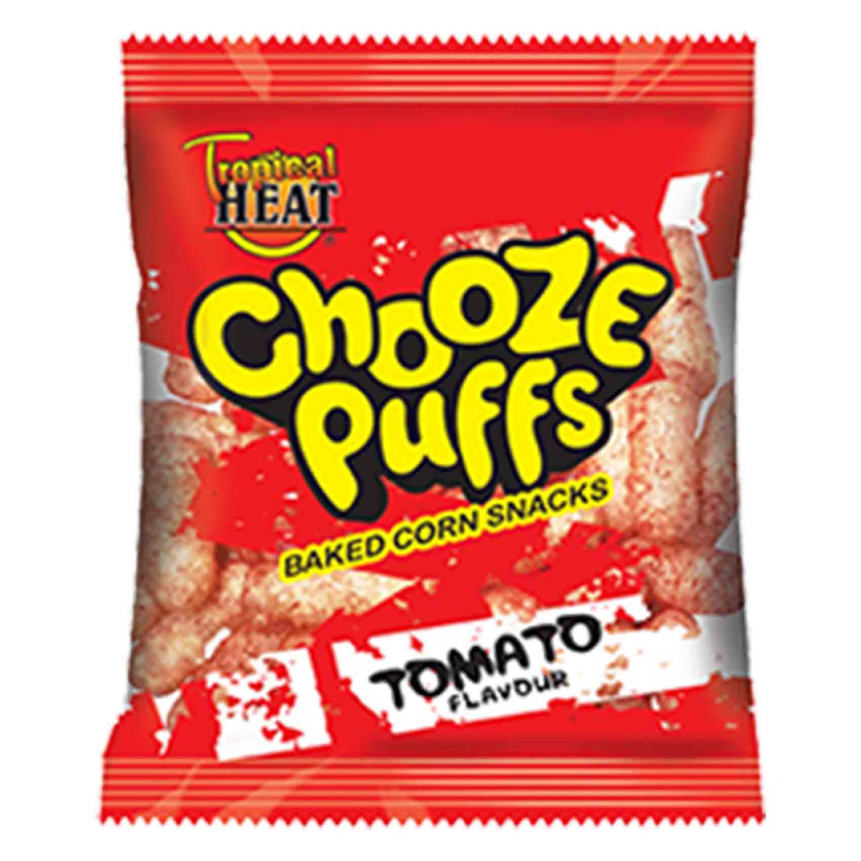 Buy Tropical Heat Snacks Chooze Puffs Tomato 100G Online | Carrefour Kenya