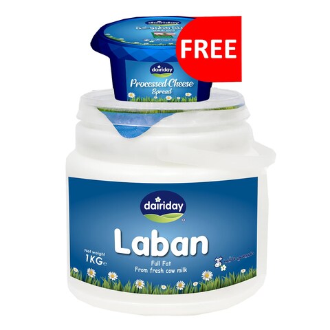 Buy Dairiday Laban 1KG + Processed Cheese 80GR Free Online | Carrefour ...
