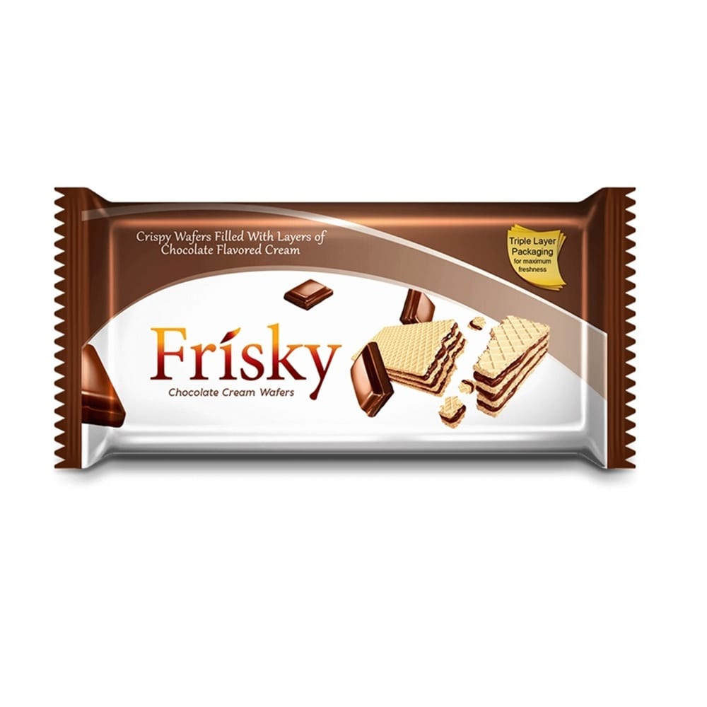 Buy Inovative Frisky Chocolate Cream Wafers 85 gr Online | Carrefour ...