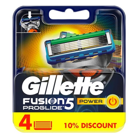 Gillette Fusion 5 ProGlide Power Men’s Razor Blades 4 Pieces price in ...