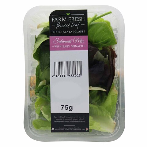 Buy Farm Fresh Mixed Leaf 75G Online | Carrefour Kenya