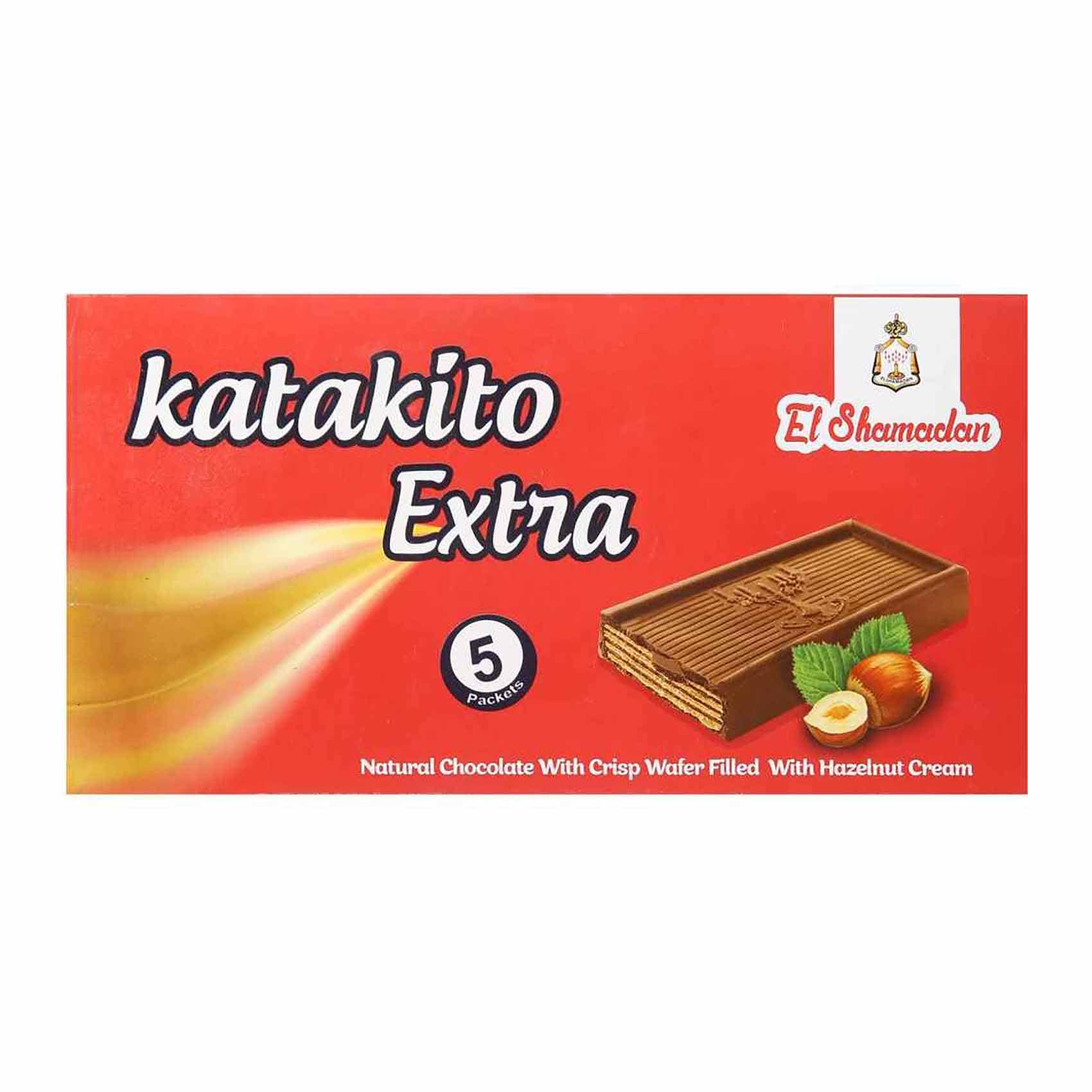 Buy Katakito Extra with Hazelnut - 40 gm - 5 Pieces Online | Carrefour ...