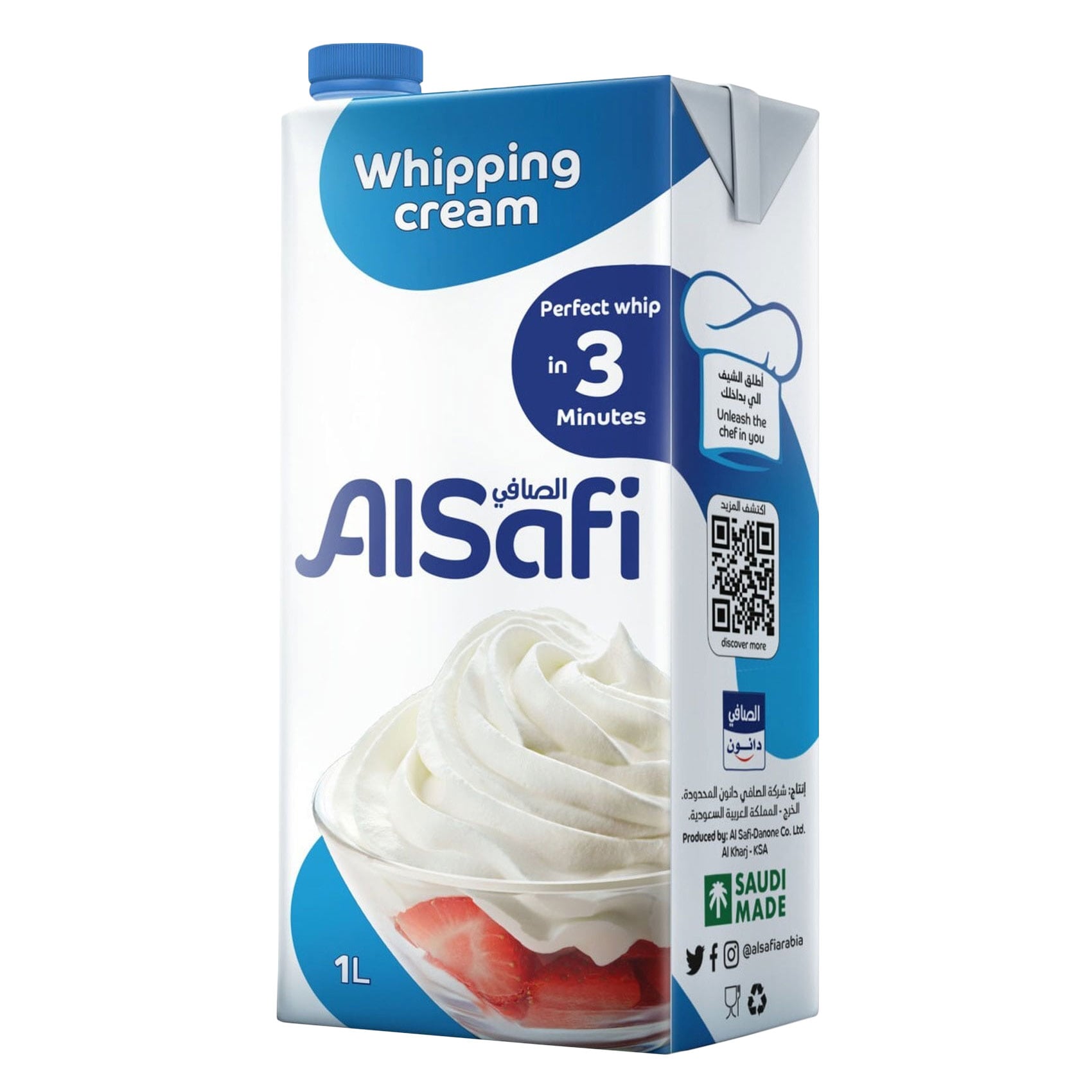 Buy Al Safi Whipping Cream 1L Online | Carrefour KSA