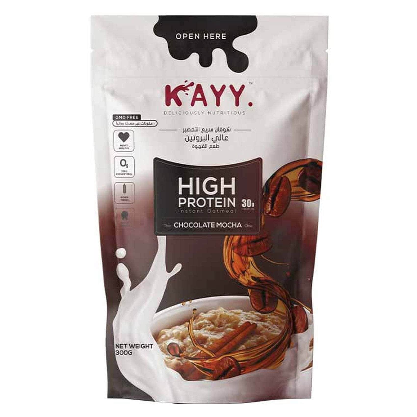 Buy Kayy Chocolate Mocha High Protein Instant Oatmeal Packet- 300 gram ...