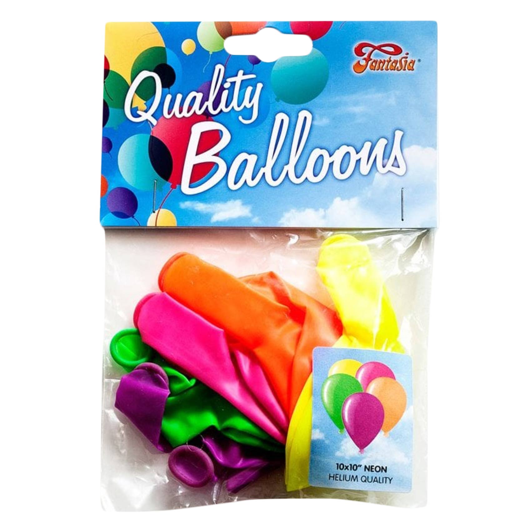 Buy Fantasia Neon Balloons Packet Pack of 10 Online | Carrefour Kenya