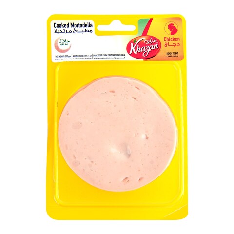 Khazan Chicken Mortadella Plain 250g price in Saudi Arabia | Carrefour ...