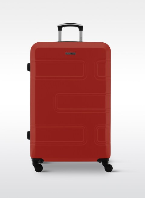 Buy ABS Hardside Spinner Check In Large Luggage Trolley 28 Inch Red Online Carrefour UAE