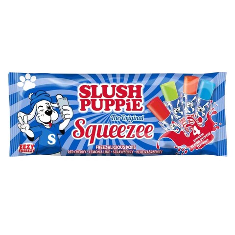Buy Slush Puppie Eezy Freezzy Squeezy Ice Pops 600ml Online | Carrefour ...