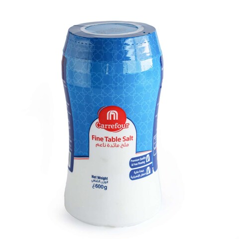 Buy Carrefour Fine Table Salt 600g Online | Carrefour KSA