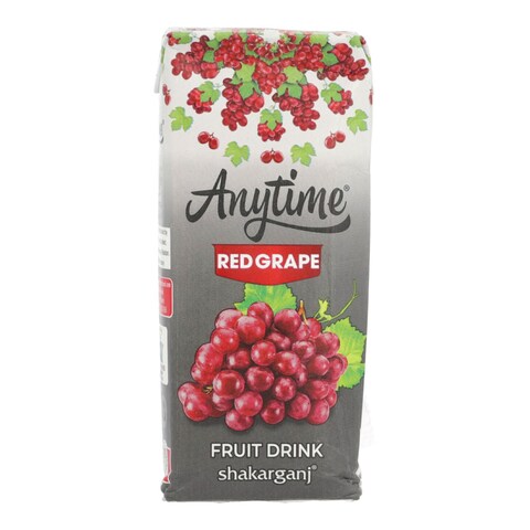 Buy Anytime Red Grape Fruit Drink 200 ml Online | Carrefour Pakistan