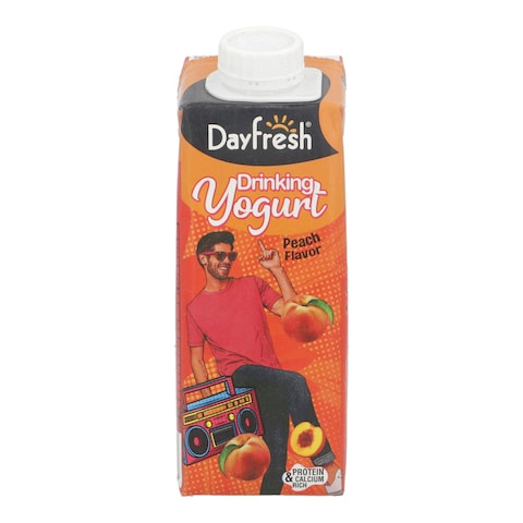 Buy Dayfresh Drinking Yogurt Peach Flavor 225 ml Online | Carrefour ...