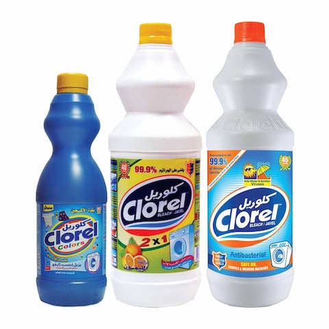 Clorel Bleach Bundle - 3 Pieces price in Egypt | Carrefour Egypt ...