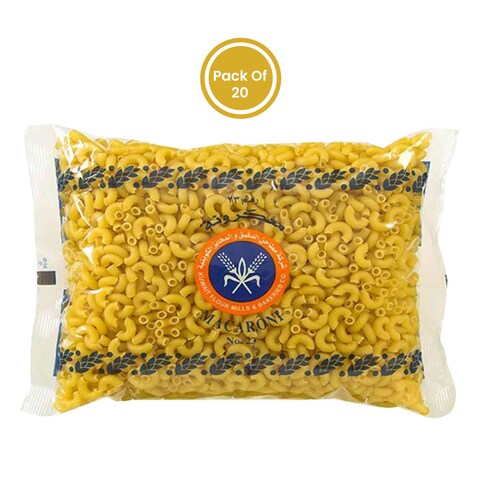 Kuwait Flour Mills Bakeries No.23 Macaroni 500g x Pack of 20 price in ...