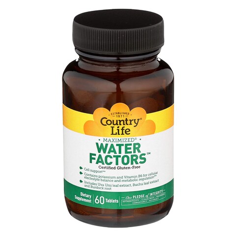 Buy Country Life Maximized Water Factors Tablets 60 Pieces Online ...