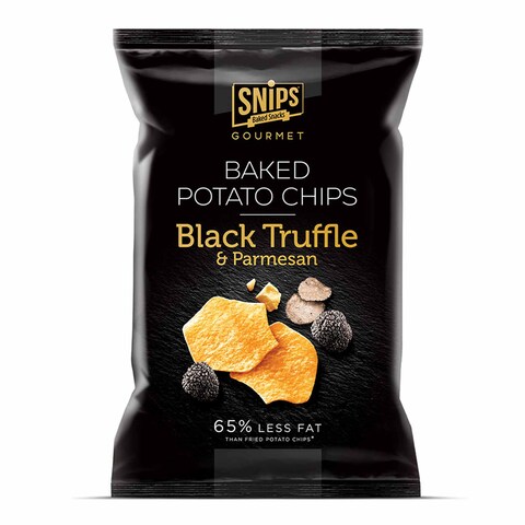 Snips Gourmet Baked Potato Chips Black Truffle and Parmesan 100GR ...