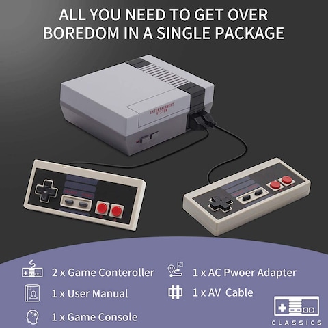 Buy Zeion Classic Retro Game Console Mini Video Game Consoles With 620 ...